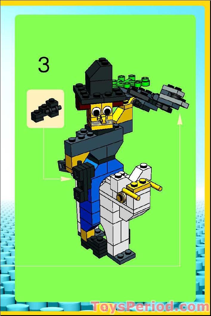 LEGO 7870 Hans Christian Andersen Bucket Instructions and Parts List