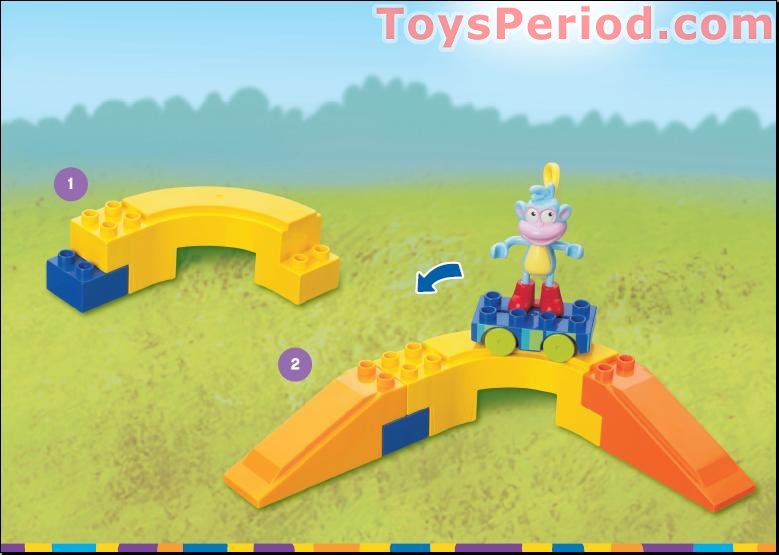 LEGO 7332 Dora and Boots at Play Park Instructions and Parts List