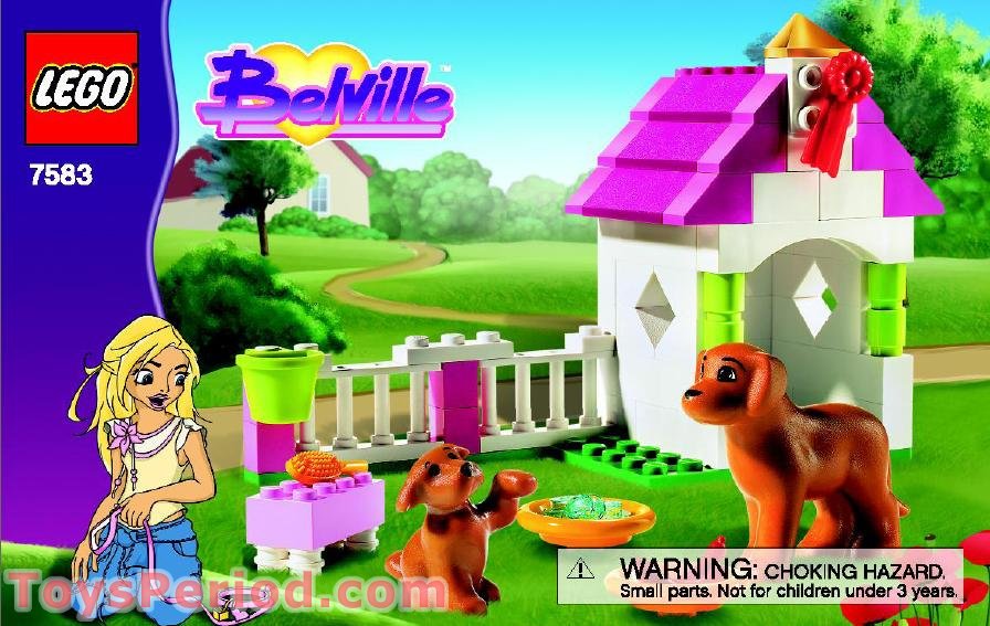 LEGO 7583 Playful Puppy Instructions and Parts List