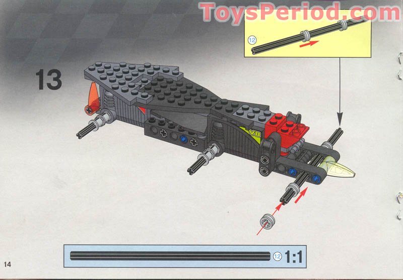 LEGO 8648 Buzz Saw Instructions and Parts List