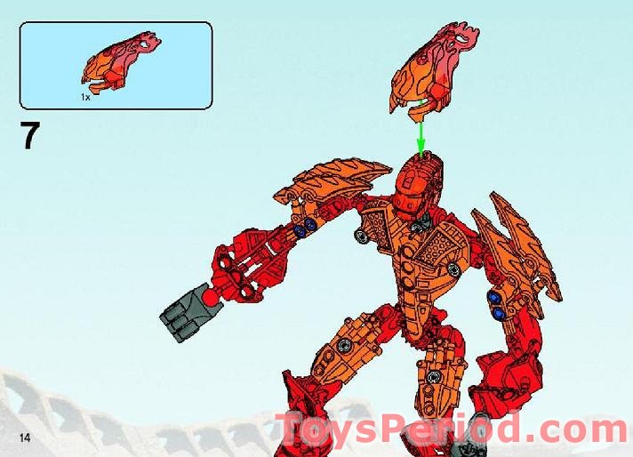 LEGO 8985 Ackar Instructions and Parts List