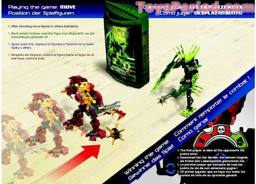 LEGO 8982 Strakk Instructions and Parts List