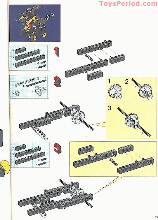 LEGO 8082 Multi Control Set Instructions and Parts List