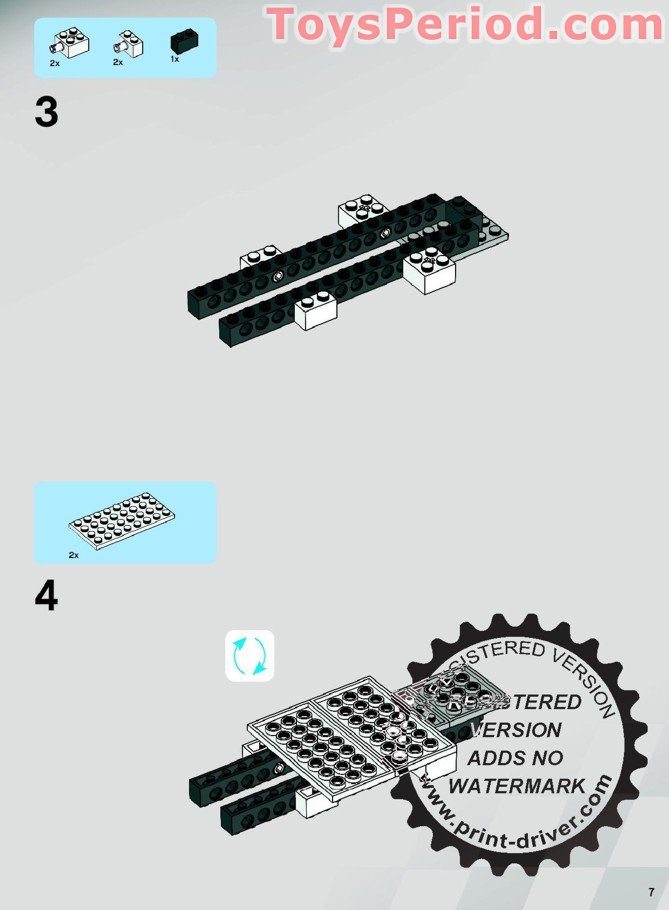 LEGO 8161 Grand Prix Instructions and Parts List