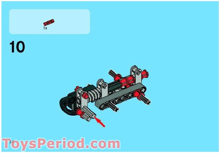 LEGO 8260 Tractor Instructions and Parts List