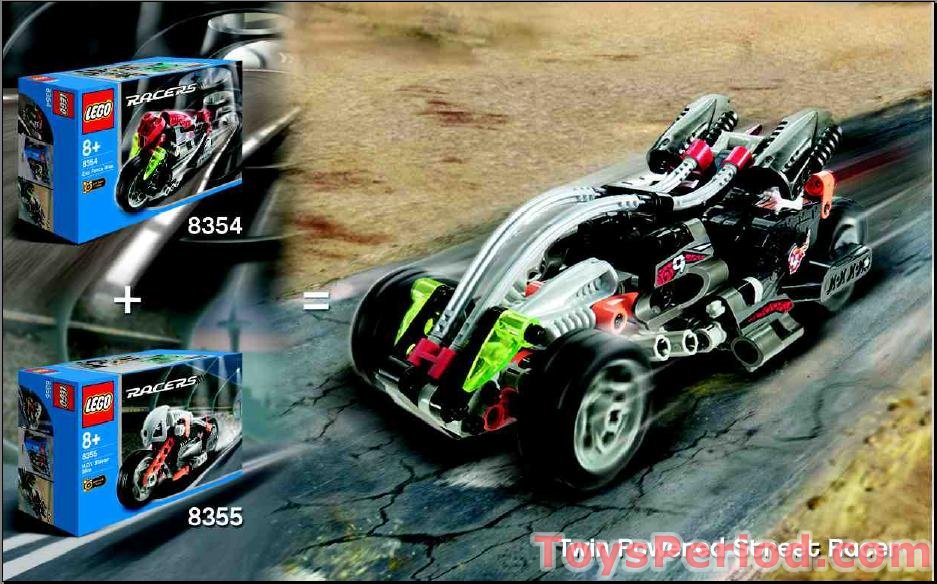 LEGO 8355 H.O.T. Blaster Bike Instructions and Parts List