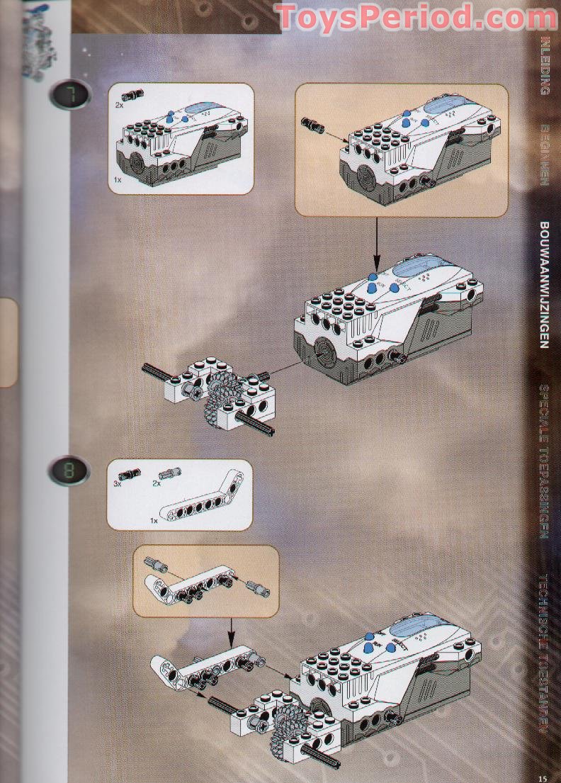 LEGO 9748 Droid Developer Kit Instructions and Parts List