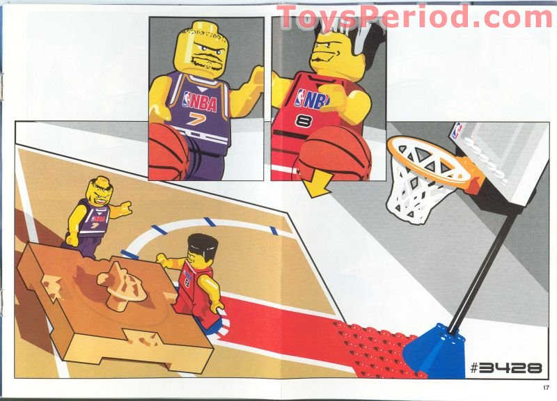 LEGO 3431 Streetball 2 vs 2 Instructions and Parts List