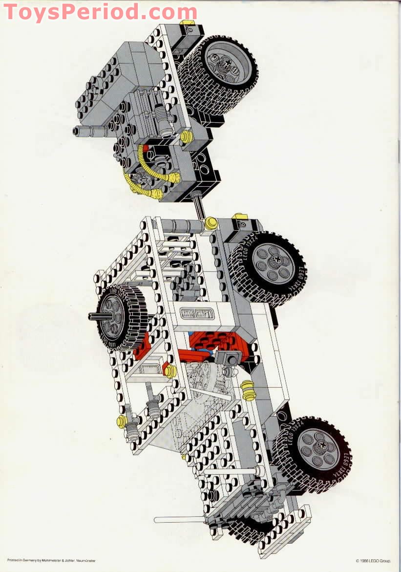 LEGO 5580 Highway Rig Instructions and Parts List