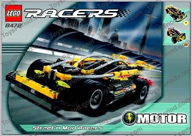 LEGO 8472 Street 'n' Mud Racer Instructions and Parts List