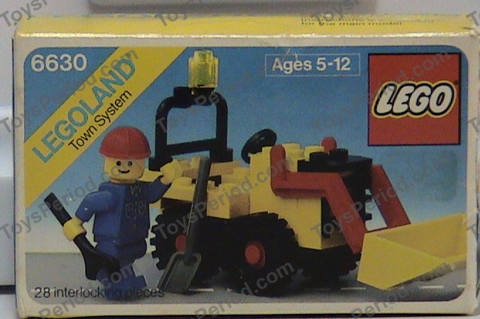 LEGO 6630 Bucket Loader Instructions and Parts List