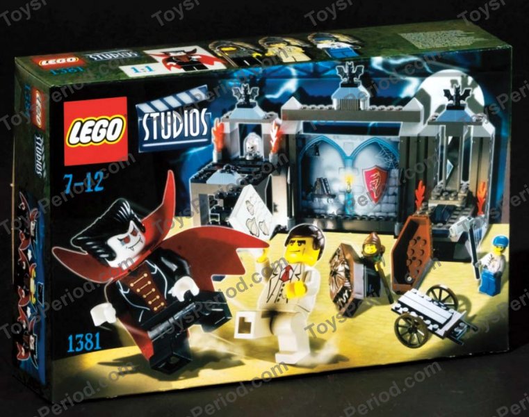 LEGO 1381 Vampire's Crypt Instructions and Parts List