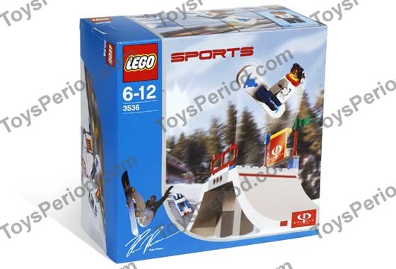 LEGO 3536 Snowboard Big Air Comp Instructions and Parts List