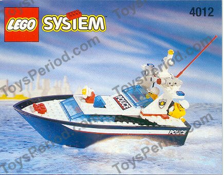 LEGO 4012 Wave Cops Instructions and Parts List