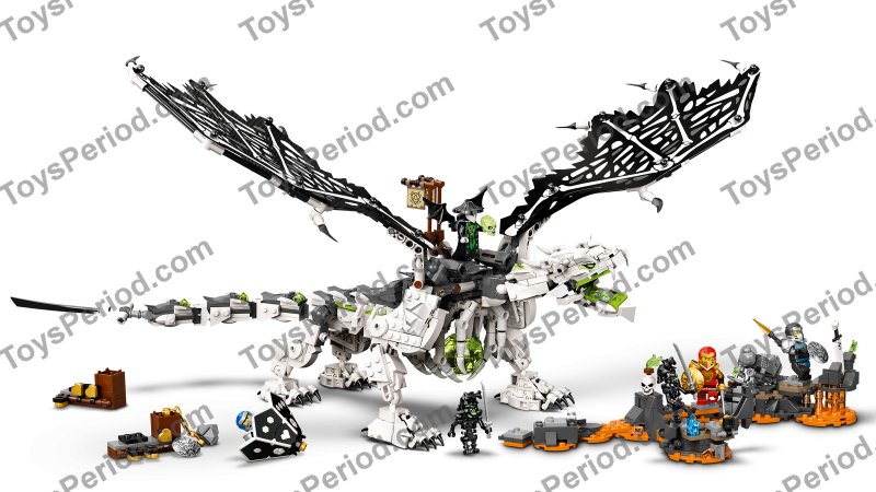 LEGO 71721 Skull Sorcerer's Dragon Set Parts List