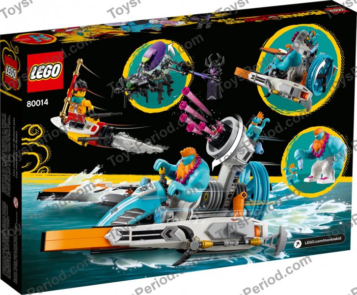 LEGO 80014 Sandy's Speedboat Set Parts List