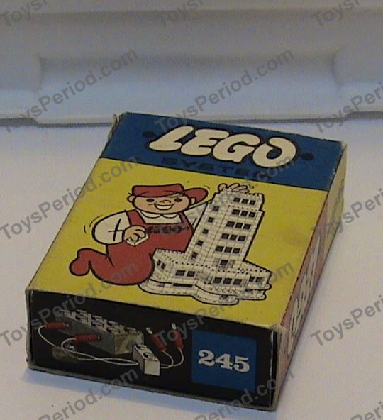 LEGO 245 Lighting Device Pack Instructions and Parts List