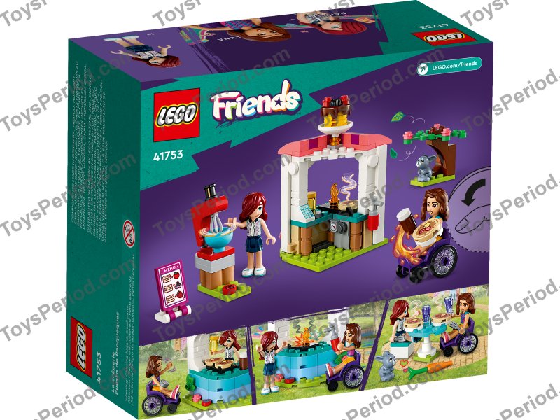 LEGO 41753 Pancake Shop Set Parts List