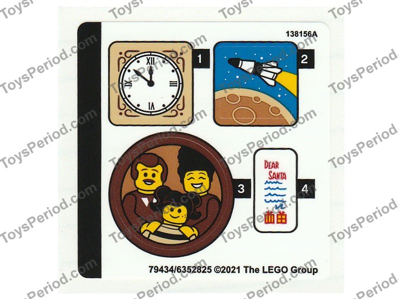 LEGO Sets with Part 10293stk01 Sticker Sheet for Set 10293 - (79434/ ...