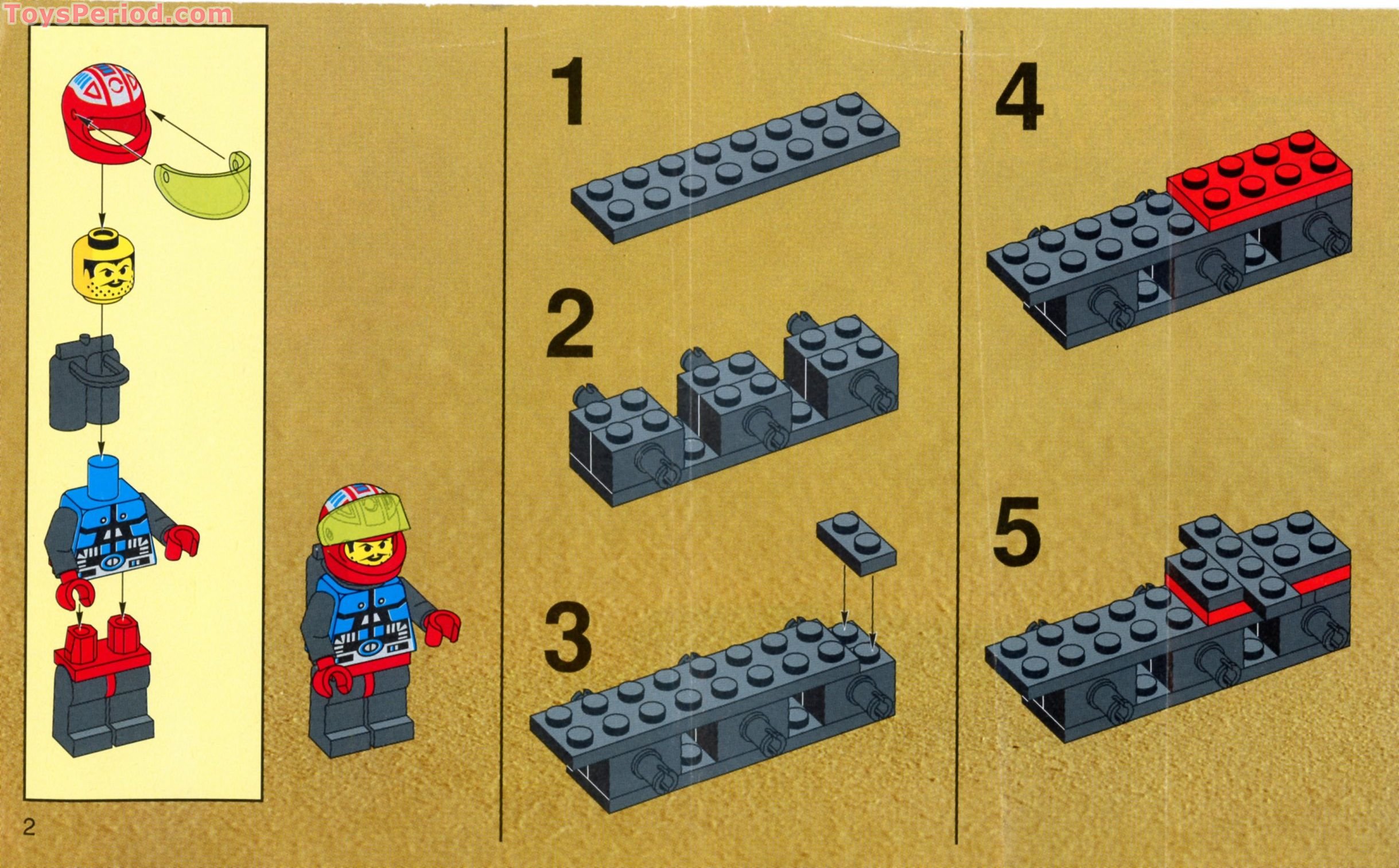 LEGO 6889 Recon Robot Instructions and Parts List