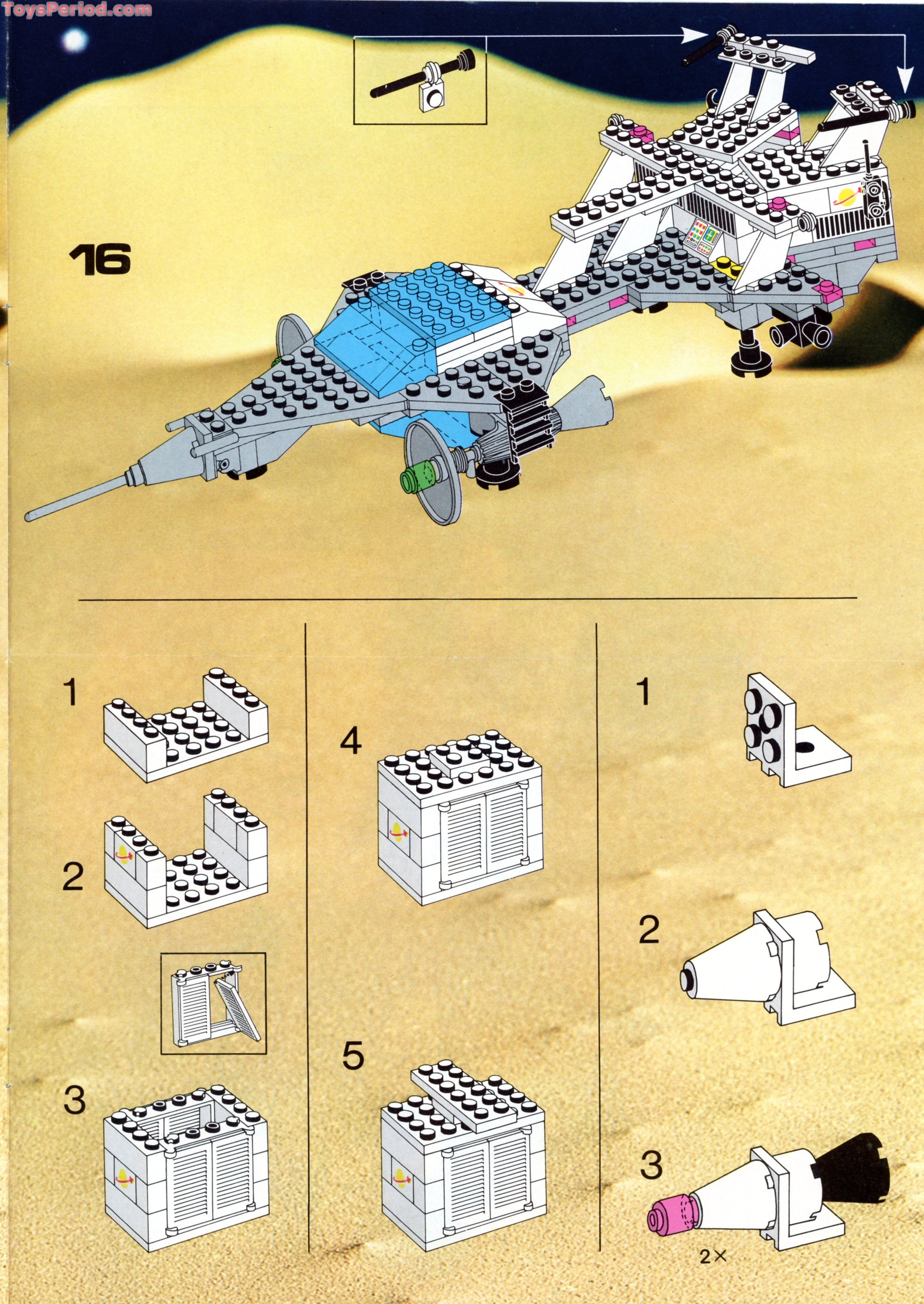 LEGO 6929 Starfleet Voyager Instructions and Parts List