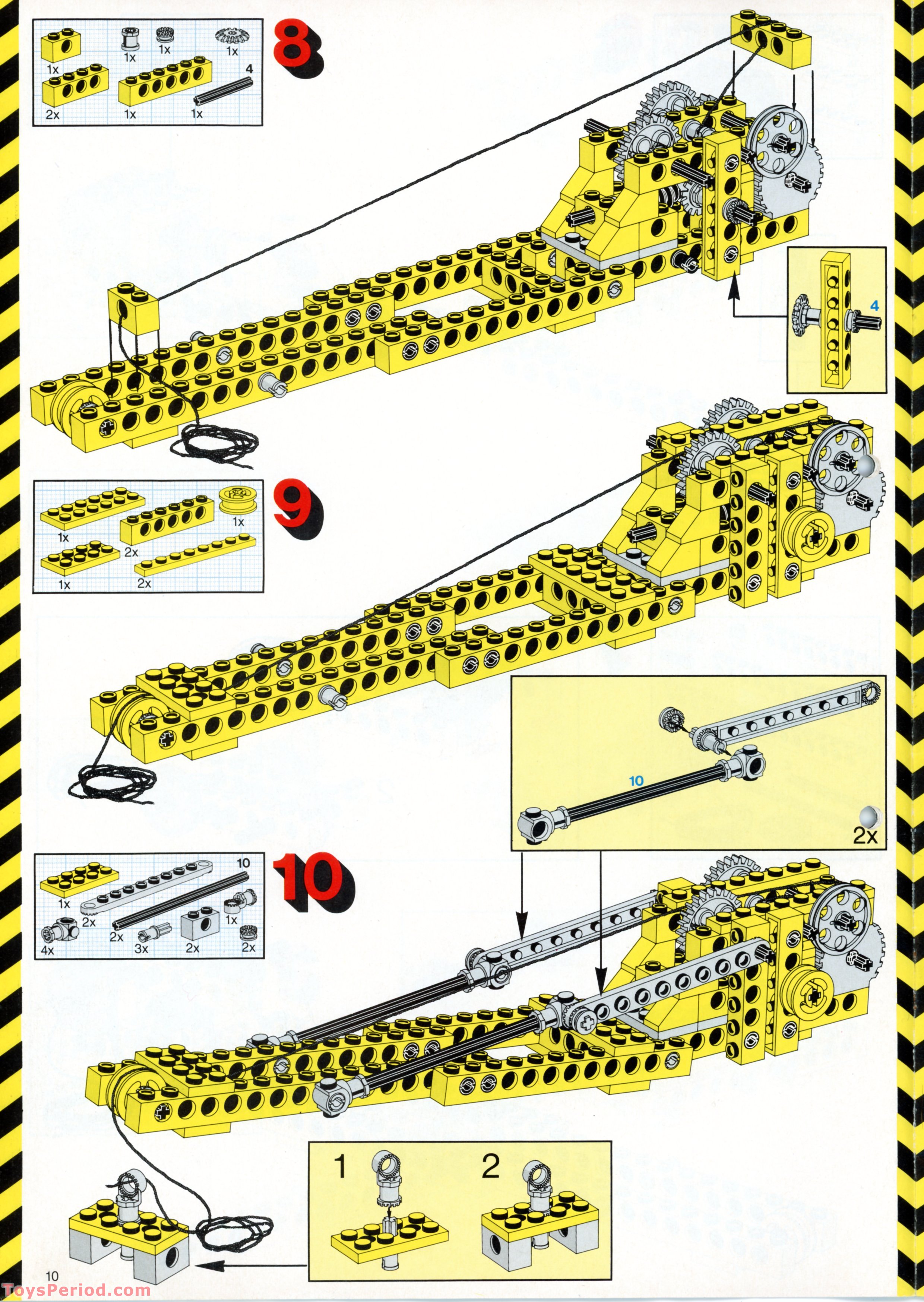 LEGO 8054 Universal Motor Set Instructions and Parts List
