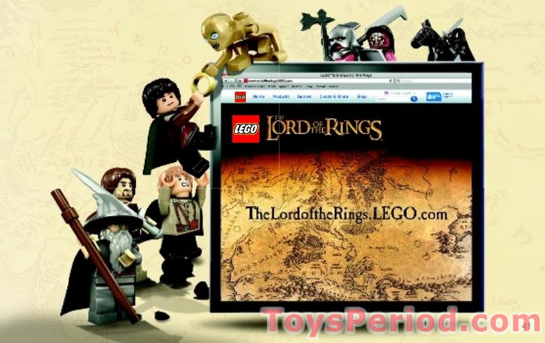 LEGO 9470 Shelob Attacks Instructions and Parts List