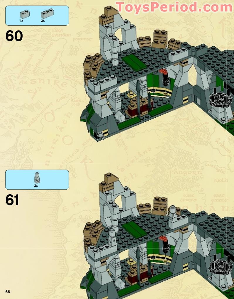 LEGO 9472 Attack on Weathertop Instructions and Parts List