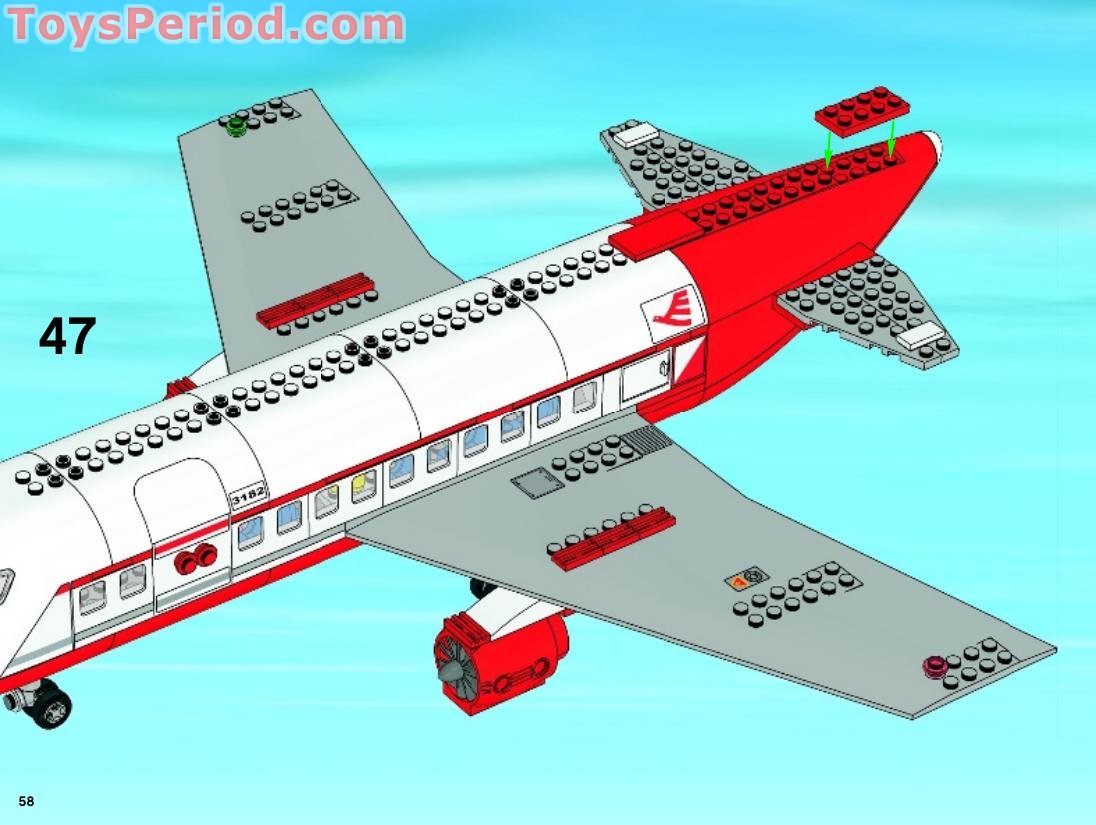 LEGO 3182 Airport Instructions and Parts List