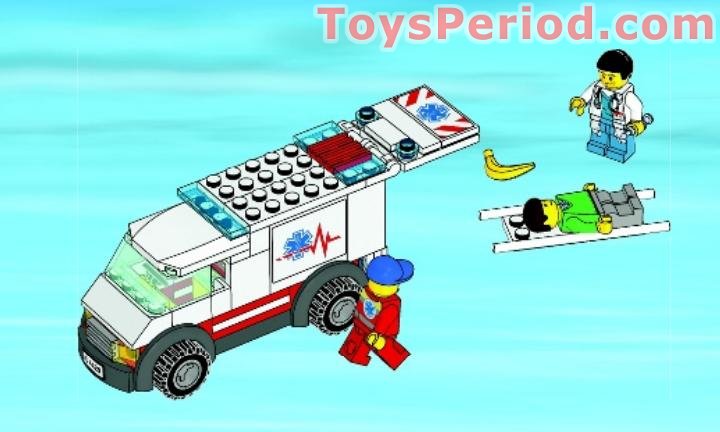 LEGO 4429 Helicopter Rescue Instructions and Parts List