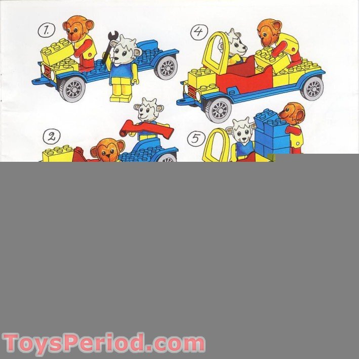 LEGO 344-2 Service Station Instructions and Parts List