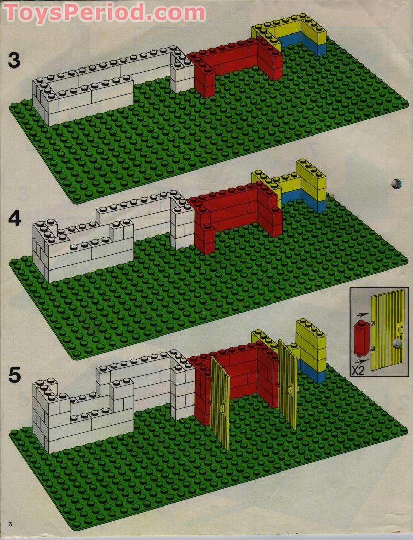 LEGO 540-1 Basic Building Set Instructions and Parts List