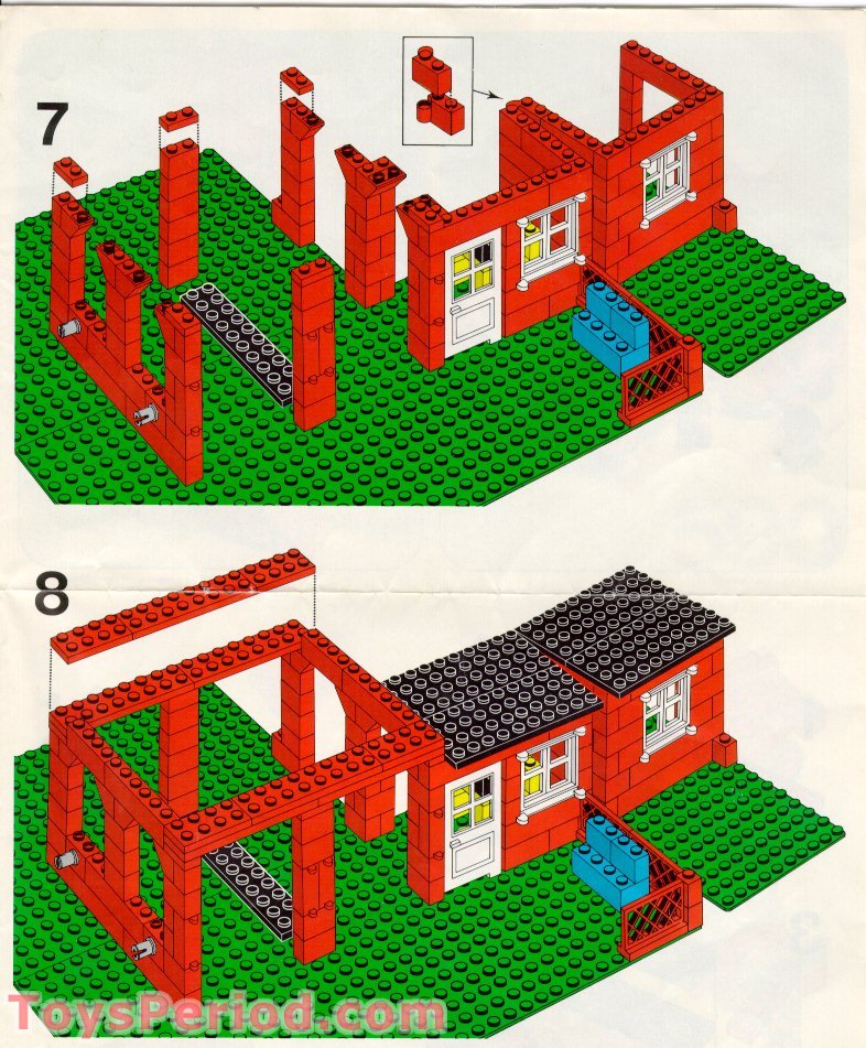 LEGO 590 Engine Co Number 9 Instructions and Parts List