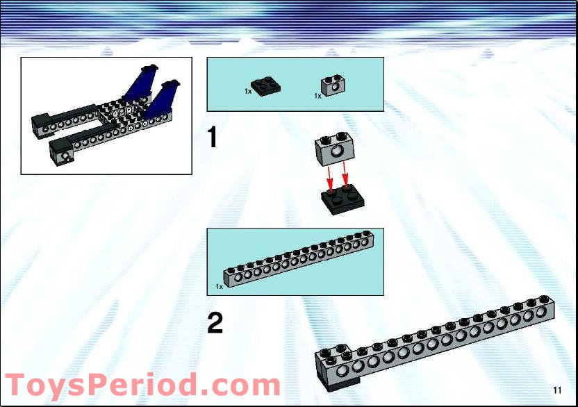 LEGO 4744 Tundra Tracker Instructions and Parts List