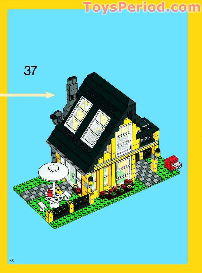 LEGO 4996 Beach House Instructions and Parts List