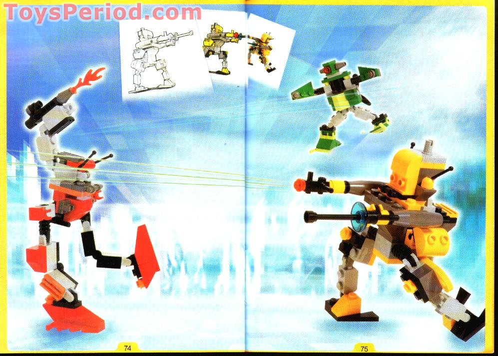 LEGO 4097 Mini Robots Instructions and Parts List