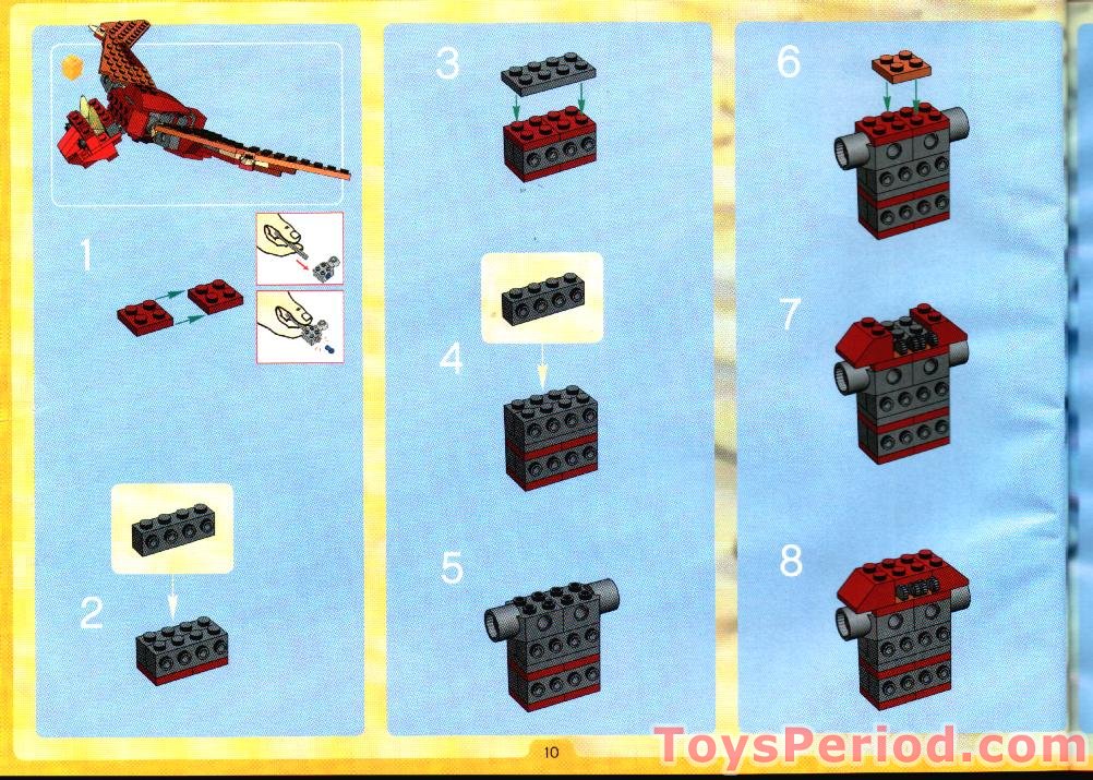 LEGO 4507 Prehistoric Creatures Instructions and Parts List