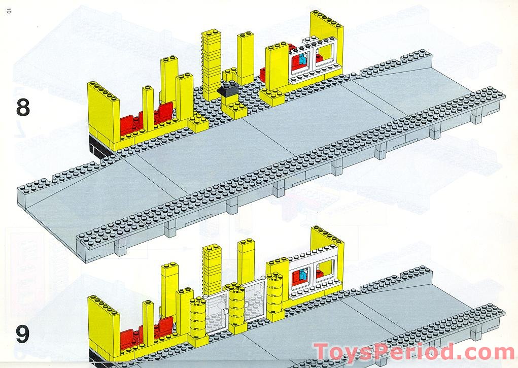 LEGO 4554 Metro Station Instructions and Parts List