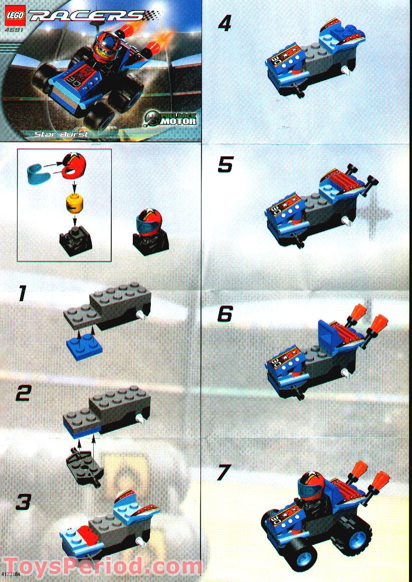 LEGO 4591 Star Strike Instructions and Parts List