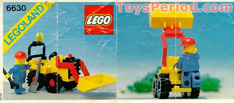 LEGO 6630 Bucket Loader Instructions and Parts List