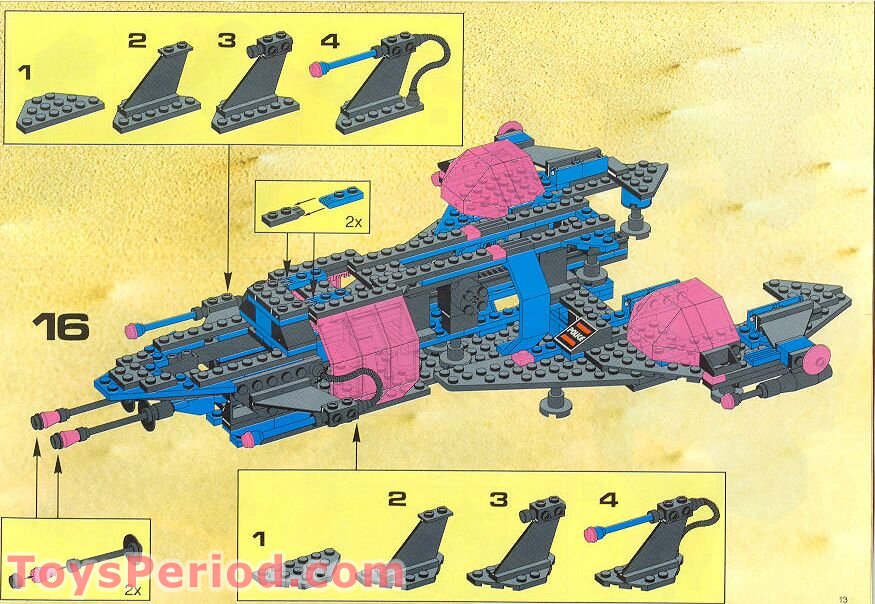 LEGO 6986 Mission Commander Instructions and Parts List