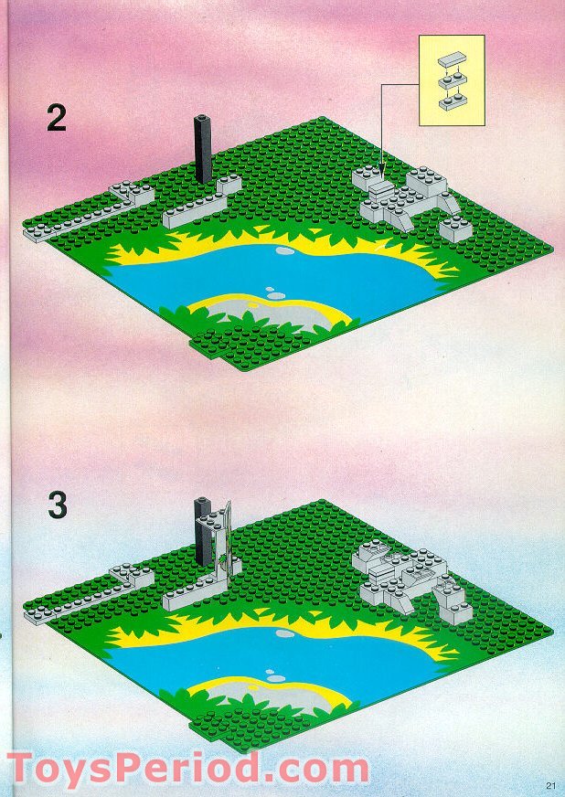 LEGO 6278 Enchanted Island Instructions and Parts List