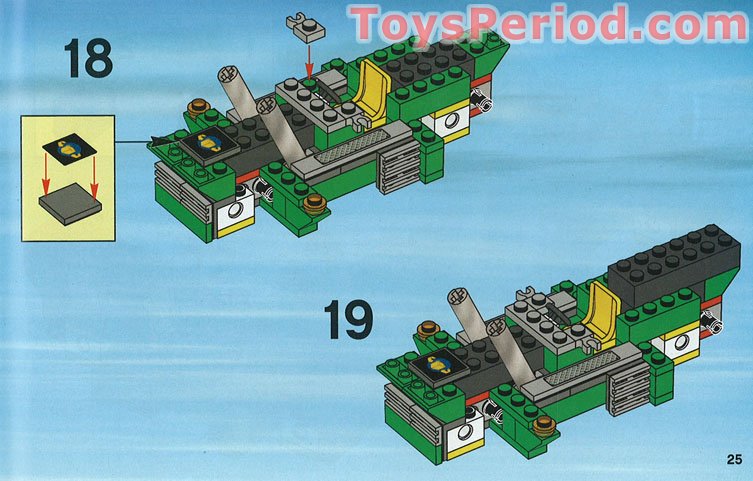 LEGO 7992 Container Stacker Instructions and Parts List