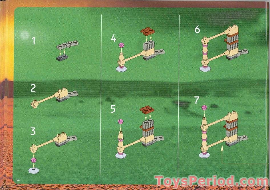 LEGO 7316 Excavation Searcher Instructions and Parts List