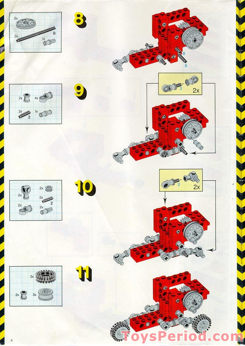 LEGO 8680 Arctic Rescue Base Instructions and Parts List