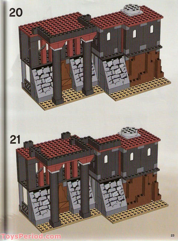 LEGO 8877 Vladek's Dark Fortress Instructions and Parts List