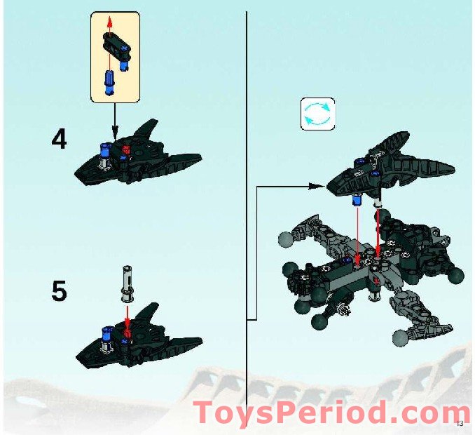 LEGO 8991 Tuma Instructions and Parts List