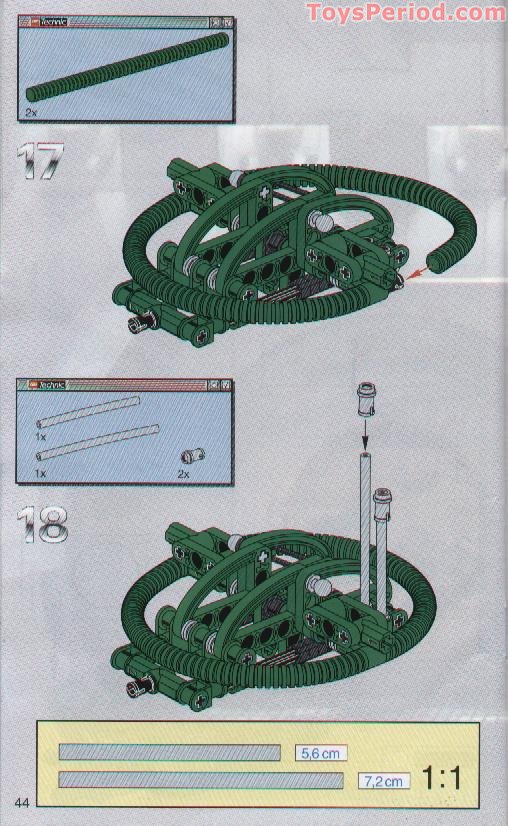 LEGO 8000 Pit Droid Instructions and Parts List