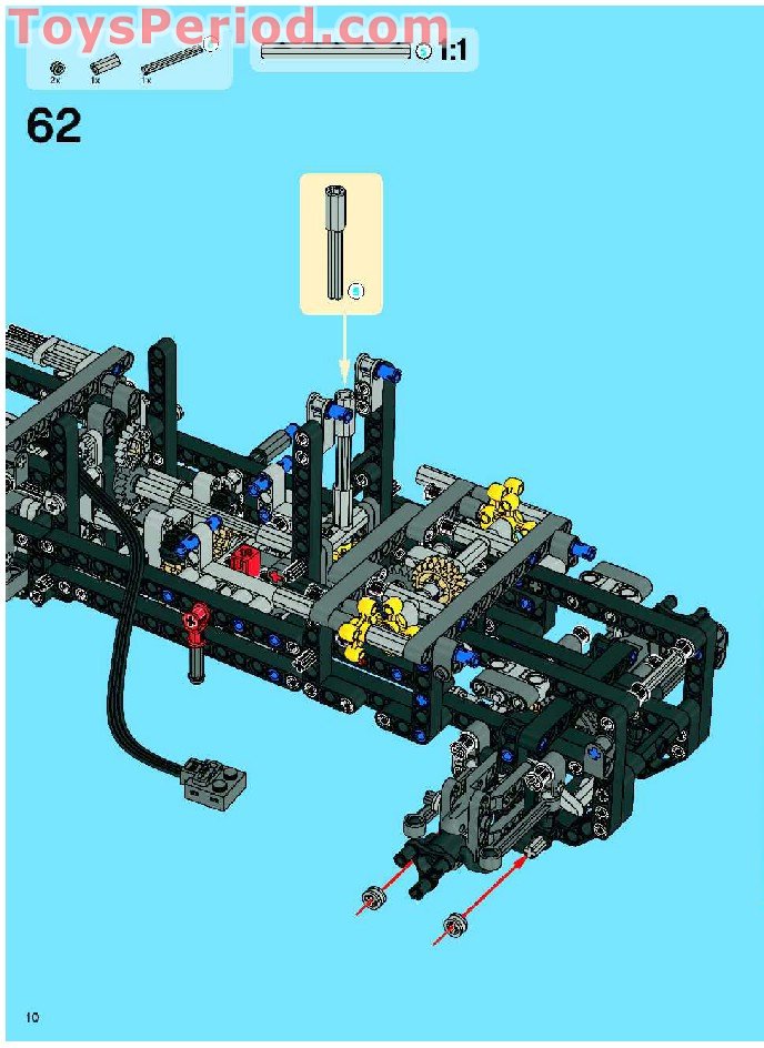 LEGO 8297 Off Roader Instructions and Parts List