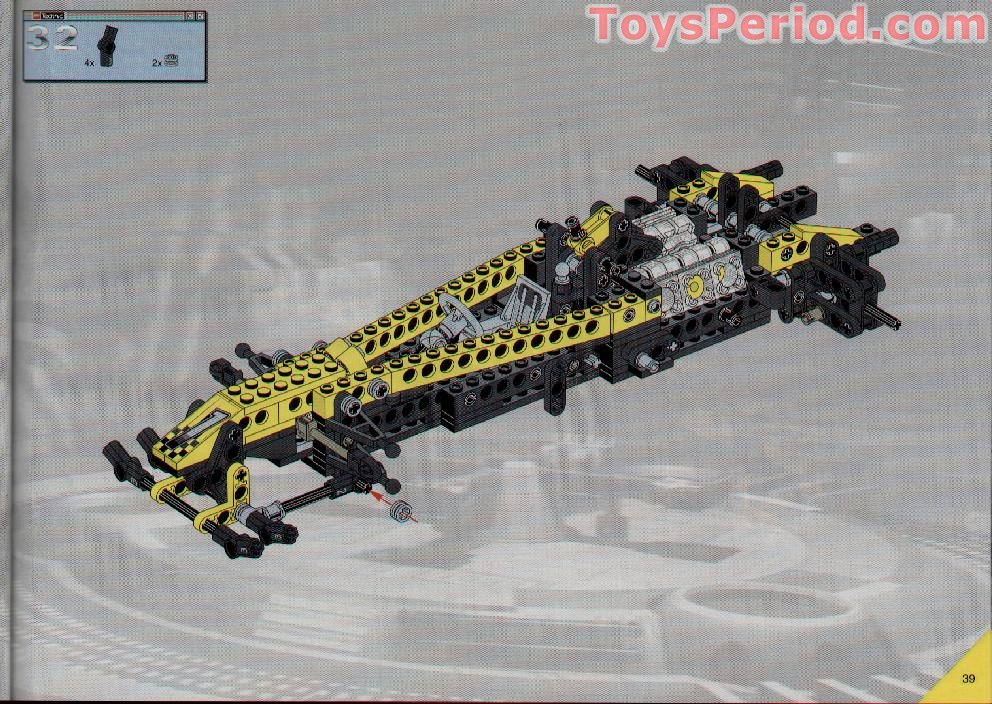 LEGO 8445 Indy Storm Instructions and Parts List